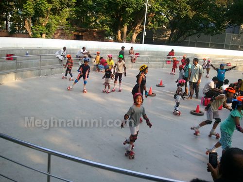 Meghna at Anna Nagar Tower Park Roller Skating Rink – Meghnaunni.com