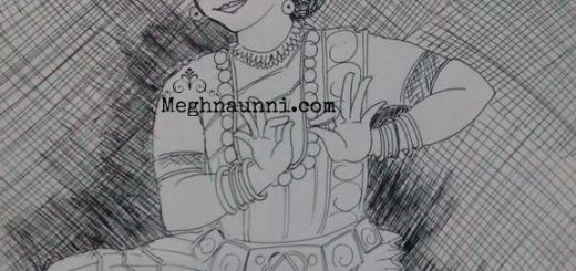 Roses – Pencil Colour Work by Meghna – Meghnaunni.com