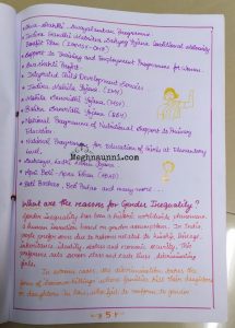 Social Issues Report for CBSE Std 10 | Gender Inequality – Meghnaunni.com