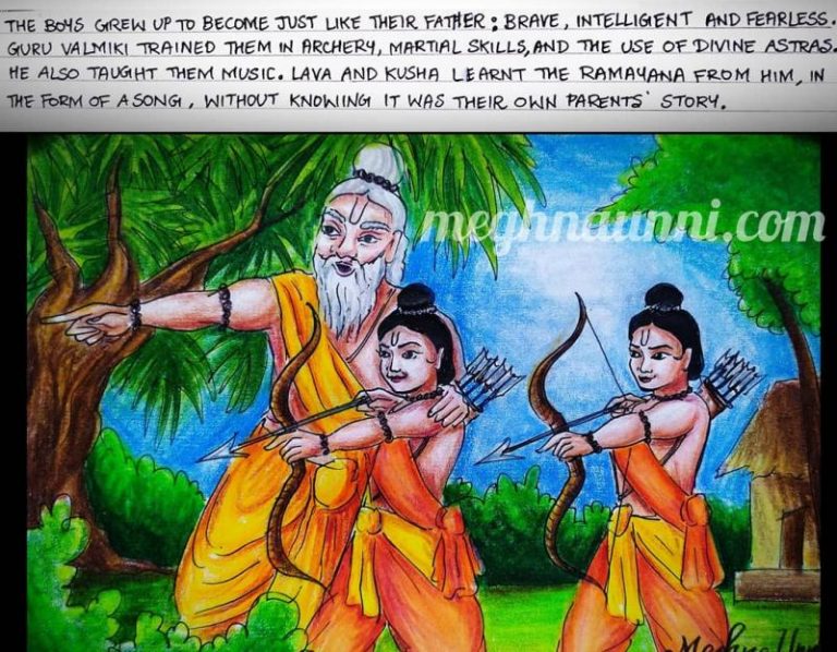THE STORY OF LAVA AND KUSHA : The Twin Sons of Srirama & Sita ...