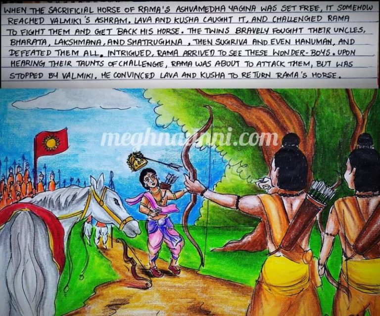 THE STORY OF LAVA AND KUSHA : The Twin Sons of Srirama & Sita ...