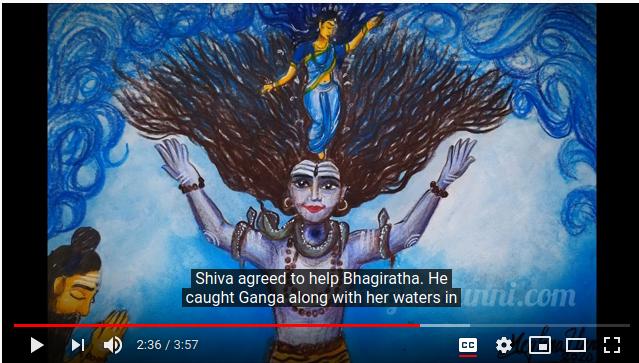 The Story of Ganga | Bhagiratha’s Penance Video Story – Meghnaunni.com