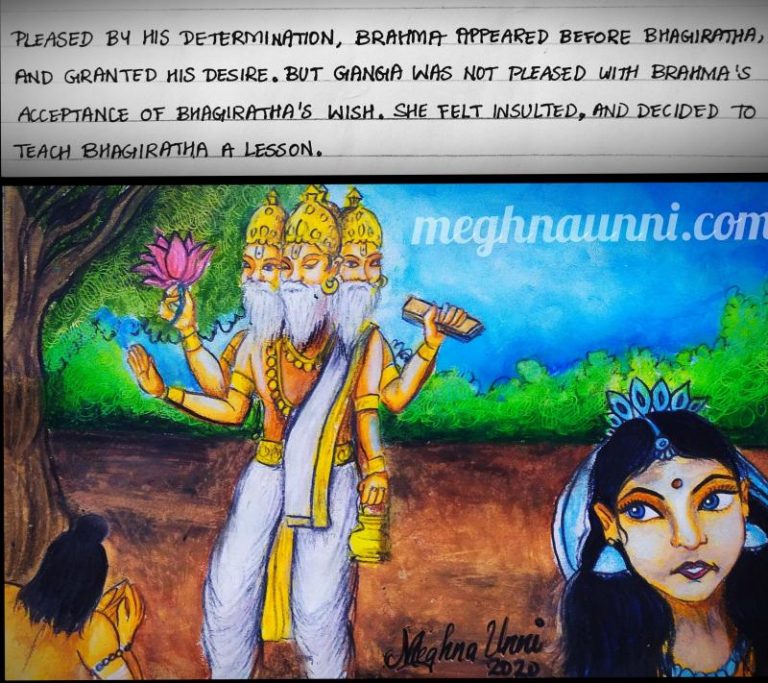 How did Ganga come down to the Earth? | New Comic Strip – Meghnaunni.com