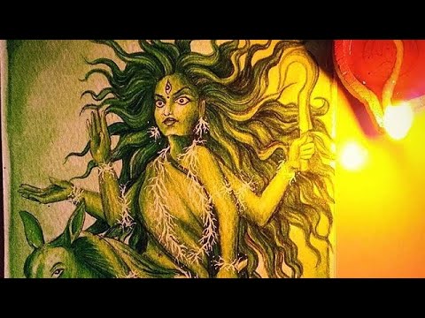Devi Kalaratri Painting Process Video | Navaratri Series – Art by ...