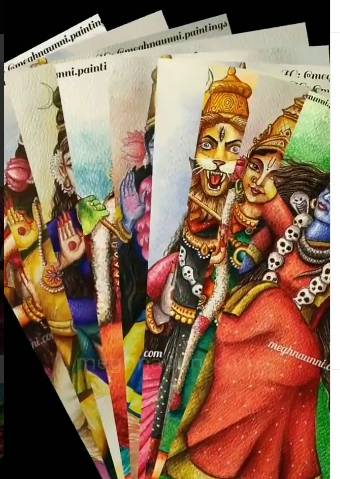 Ashta Matrikas Paintings Reel Video – Meghnaunni.com