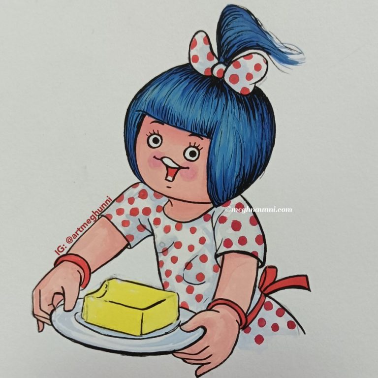 Amul: Utterly Butterly Delicious Logo Painting in Poster Colors ...
