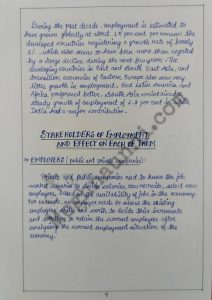 CBSE Class 12 Economics Project | Contemporary Employment Situation in ...