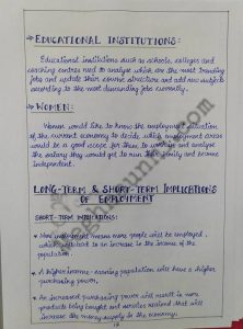 CBSE Class 12 Economics Project | Contemporary Employment Situation in ...