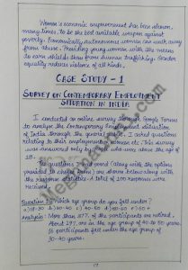 CBSE Class 12 Economics Project | Contemporary Employment Situation in ...