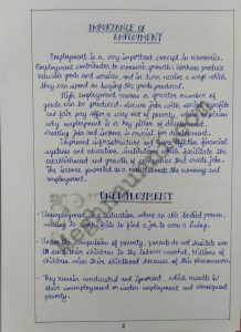 CBSE Class 12 Economics Project | Contemporary Employment Situation in ...